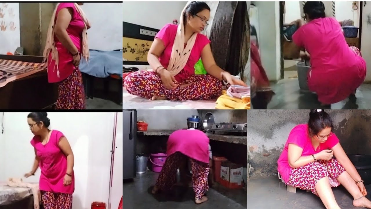 "Indian housewife Desi cleaning vlog new"Aaj Karli pure Ghar ki saf safai - YouTube