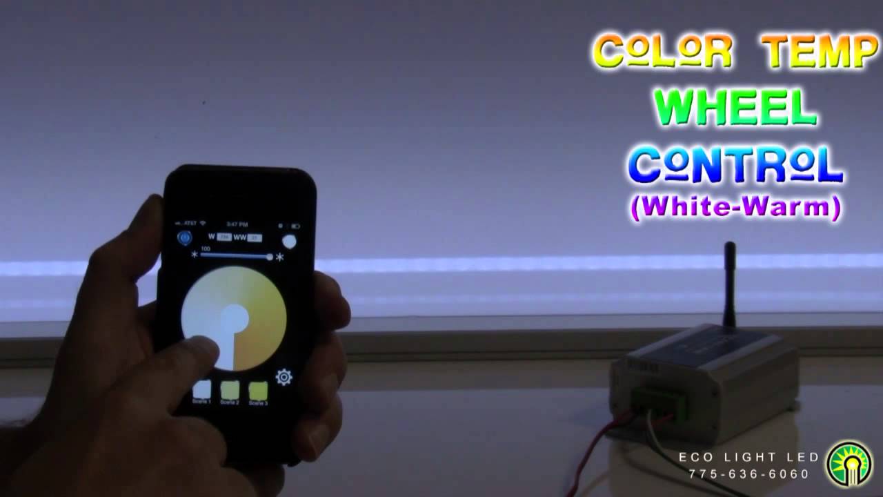 WiFi LED Color Temp Controller for Smart Phones and Tablets ...