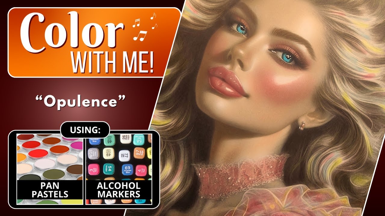 Opulence 💝 Glow Effect Skin Pastels Tutorial | How to Color Iridescence ...