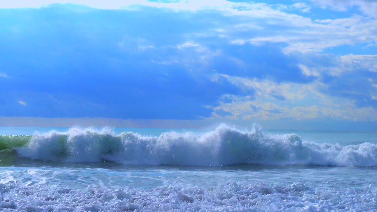 Blissful Oceanside Relaxing Music ♫ ChillHop & Calm Waves • use for ...