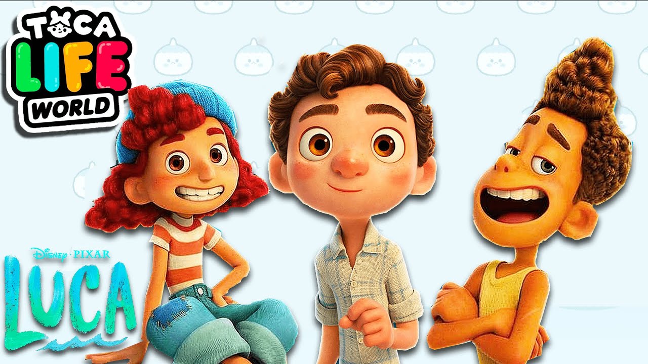 CRIEI OS PERSONAGENS DE LUCA no Toca Life - YouTube