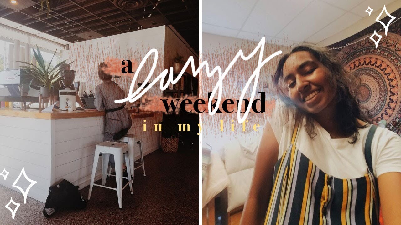 a ~lazy~ college weekend in my life thrifting, studying, & coffee dates ...