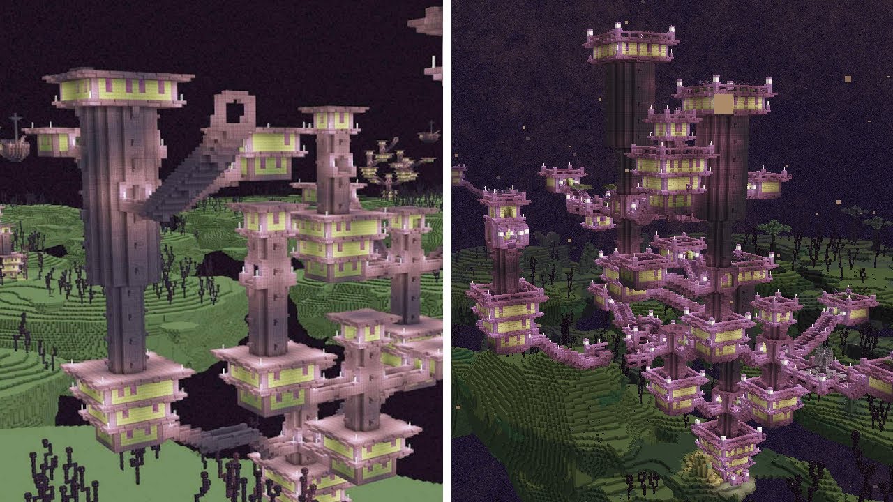 Revamping End Cities! ~ Enderscape 1.0 Preview - YouTube