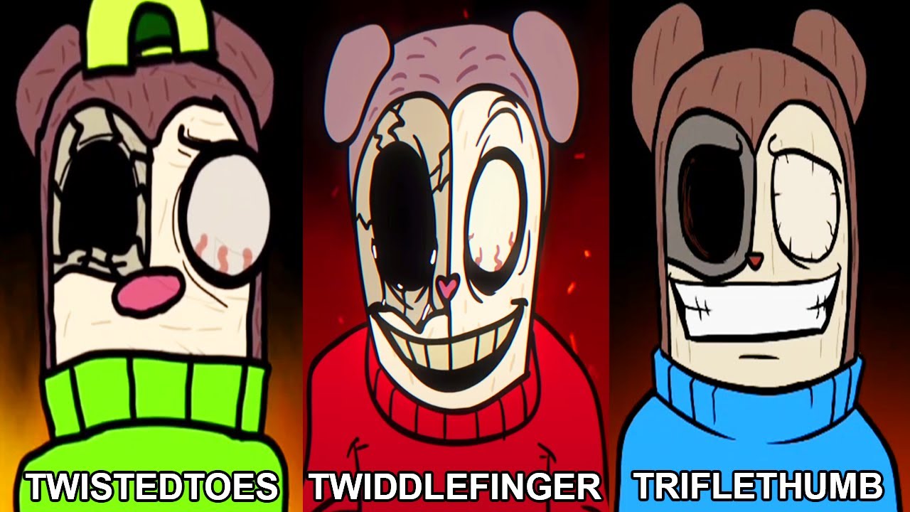 TWISTEDTOES, TWIDDLEFINGER, TRIFLEFTHUMB - Friday Night Funkin Mods ...