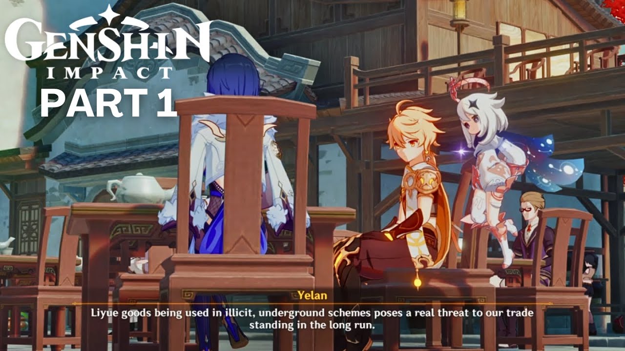 Genshin Impact Tracing Vanishing Trails Gameplay Walkthrough Part 1 ...