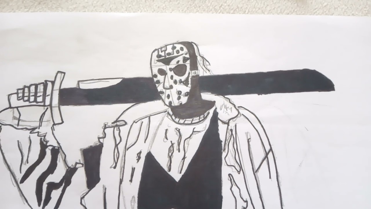 How to draw horror characters. Part one. - YouTube