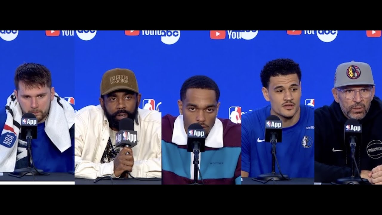 Dallas Mavs Postgame Interviews NBA Finals Loss vs Celtics: Luka Doncic ...