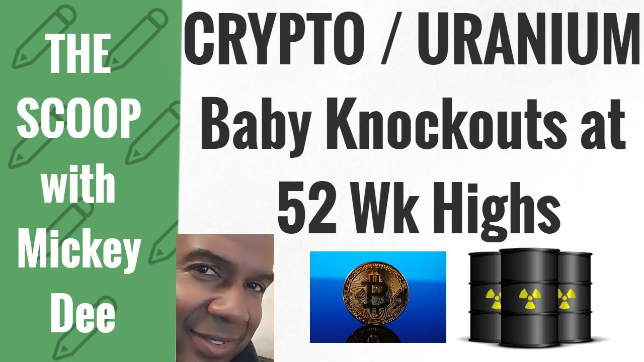 Crypto & Uranium Baby Knockouts at 52 Week Highs - Are they Still Buys ...
