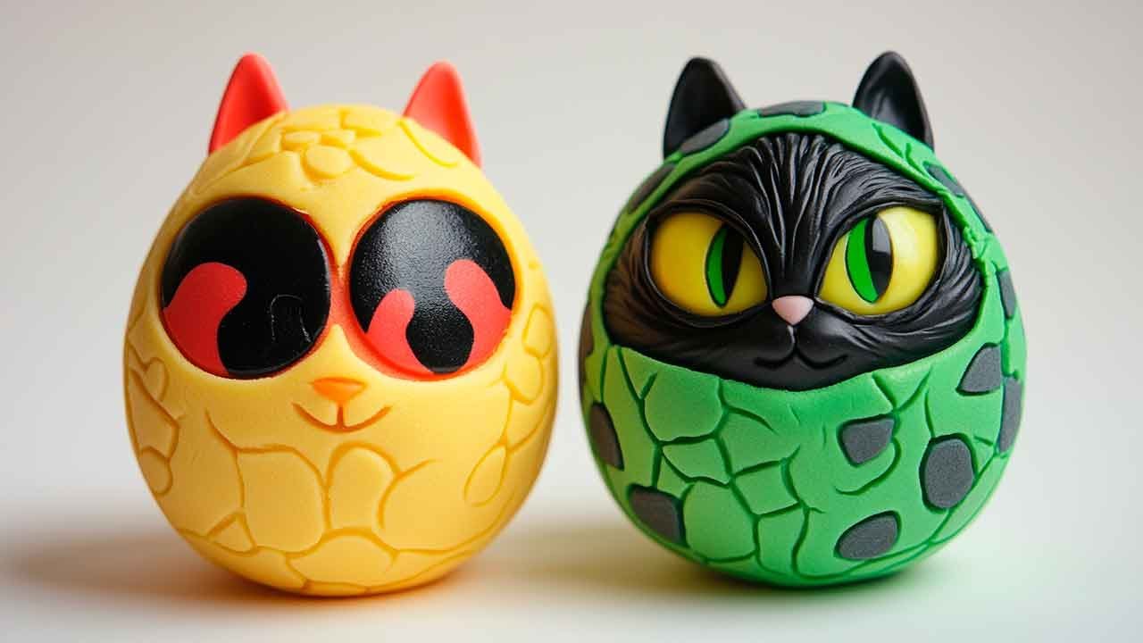 Huge Play-Doh Surprise Egg with Ladybug & Cat Noir | Learn Colors with ...