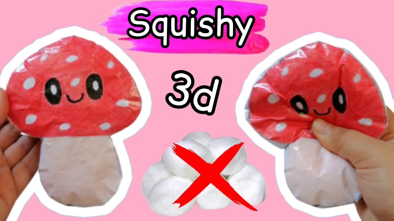 mushroom paper squishy🍄🥰Paper squishy tutorial/paper squishy ...