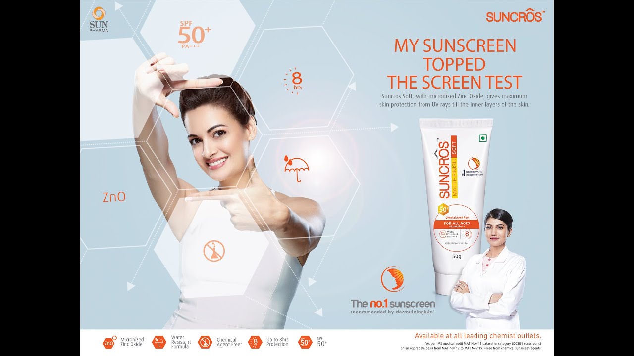 Suncros Sunscreen TV Ad - YouTube