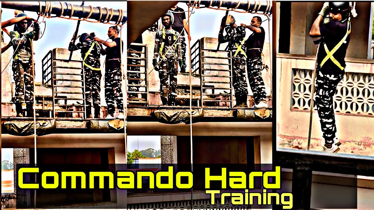 One Of the Hard Nsg Commando Training |Slithering Commando Obstacles ...