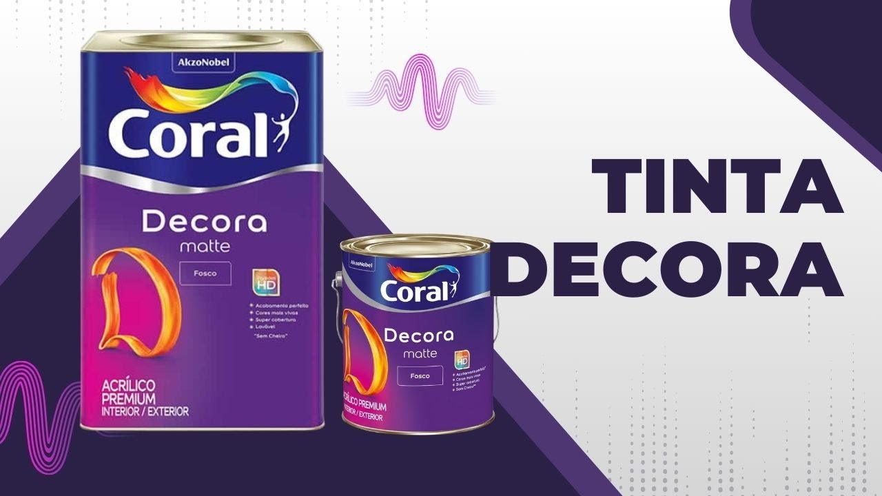 Tinta Decora Mate da Coral - YouTube