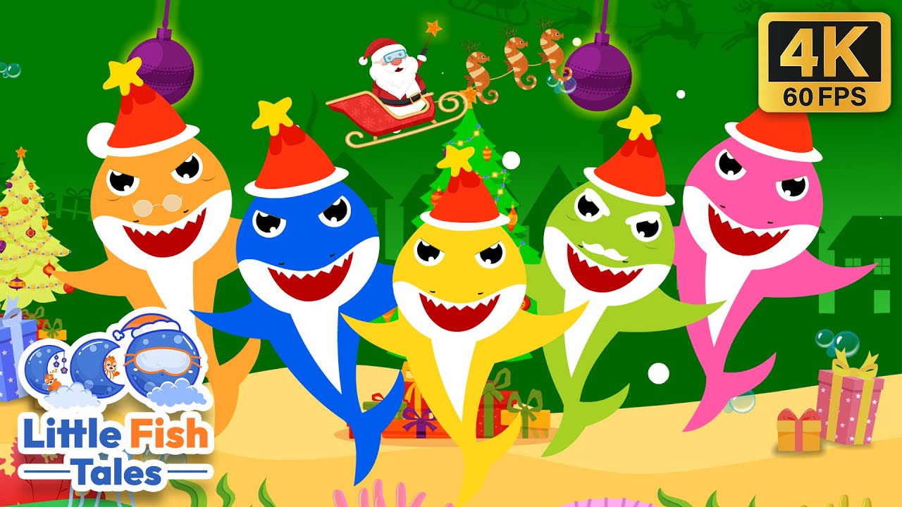 Christmas Sharks | Christmas Kids Song | Little Fish Tales | #christmas ...