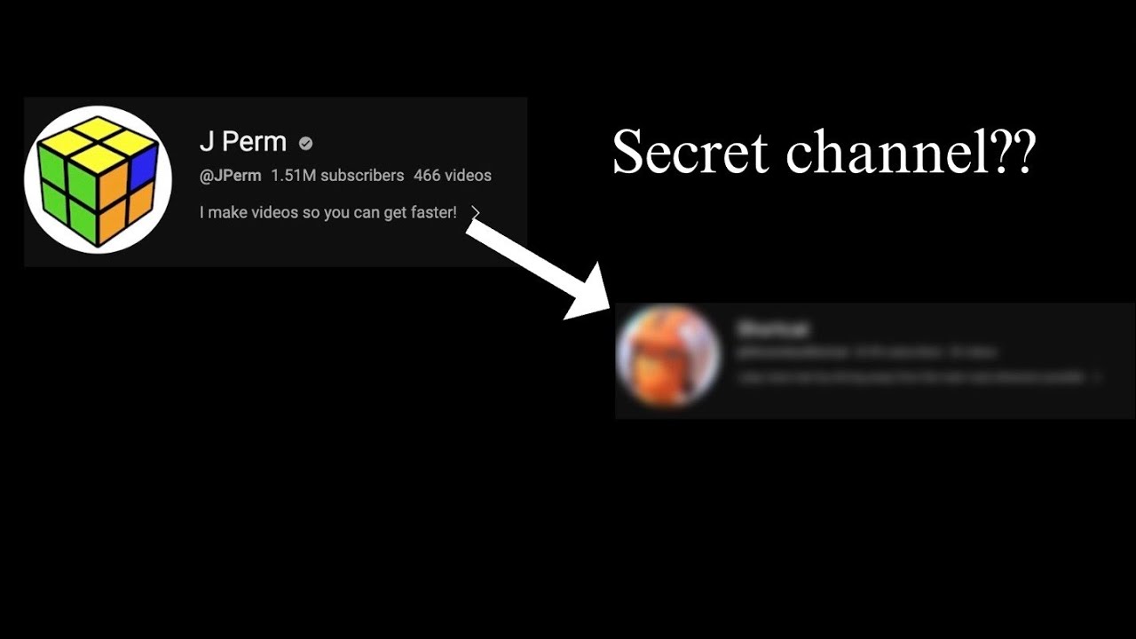 Does J perm have a secret youtube channel?? - YouTube