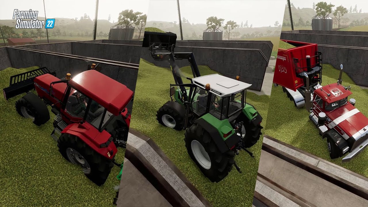 Compact Corn Silage | Truck Transport Corn Silage | Transporting. - YouTube