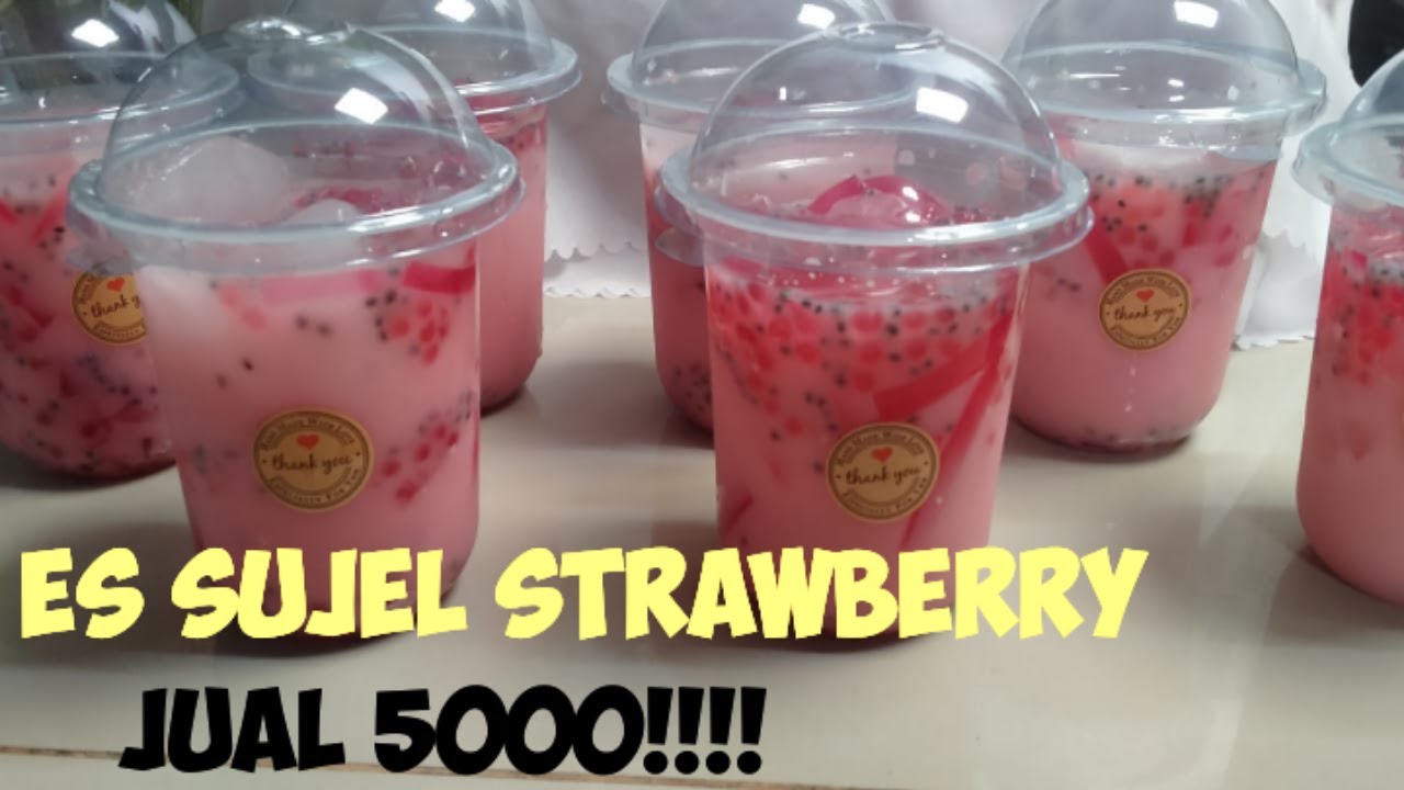 Jualan Minuman Untung Banyak | tinggal aduk saja Es Susu Jelly ...