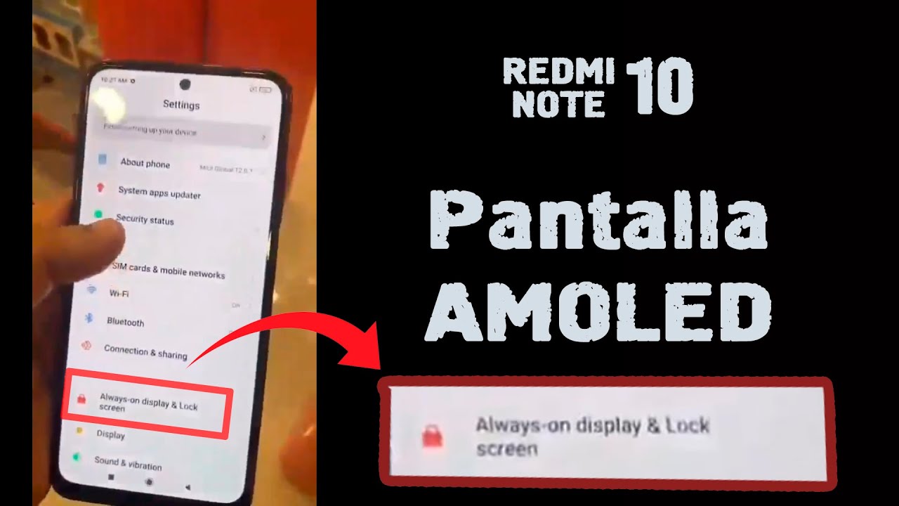 Redmi Note 10 - viene con AMOLED Display? - - YouTube