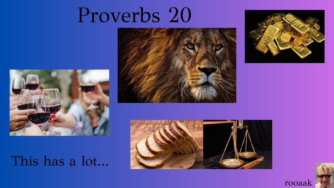Proverbs 20 RSV - YouTube