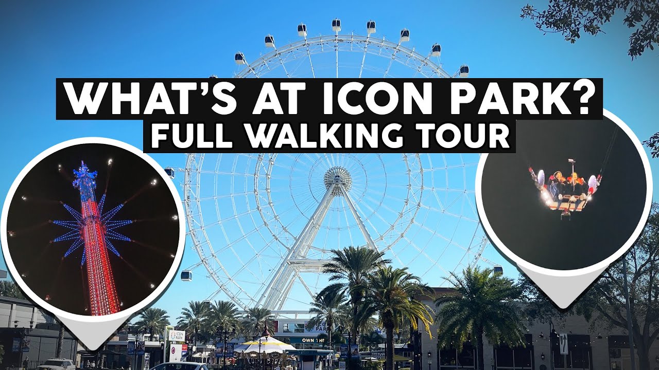 What's at ICON PARK, ORLANDO in 2025 | Full Walking Tour - YouTube