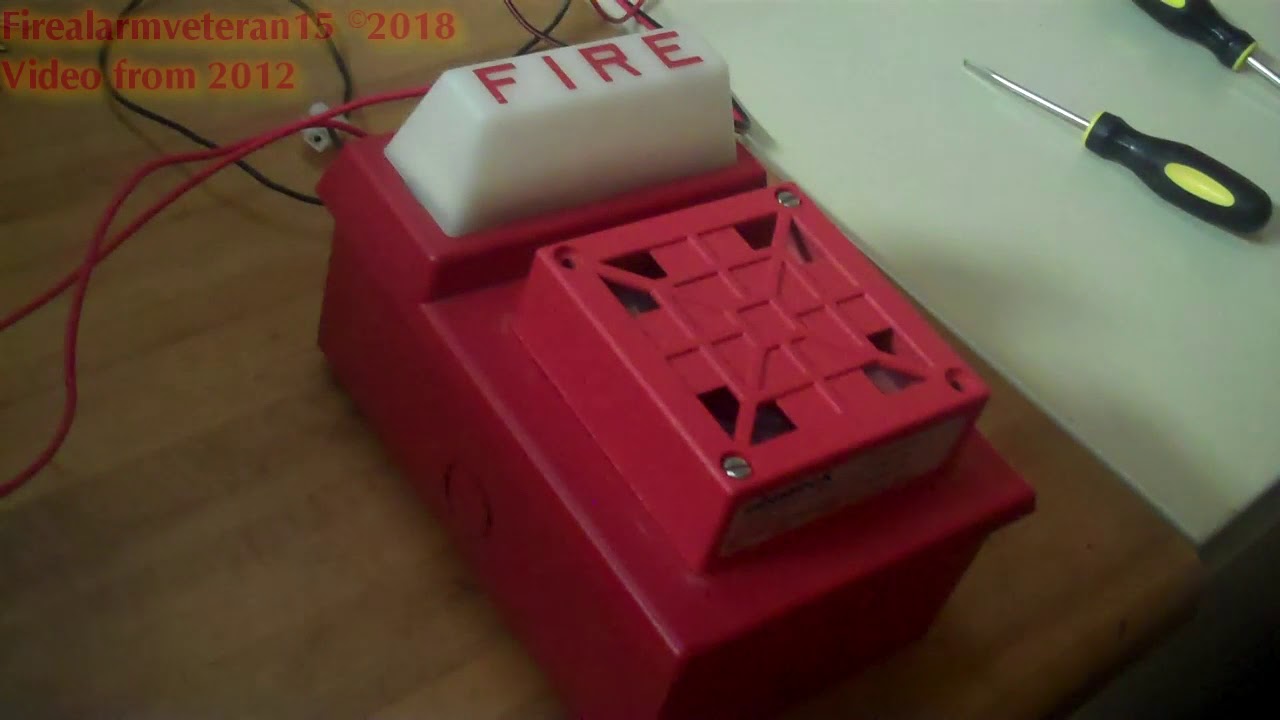 Simplex 4903-9102+Wheelock 34T Test - YouTube