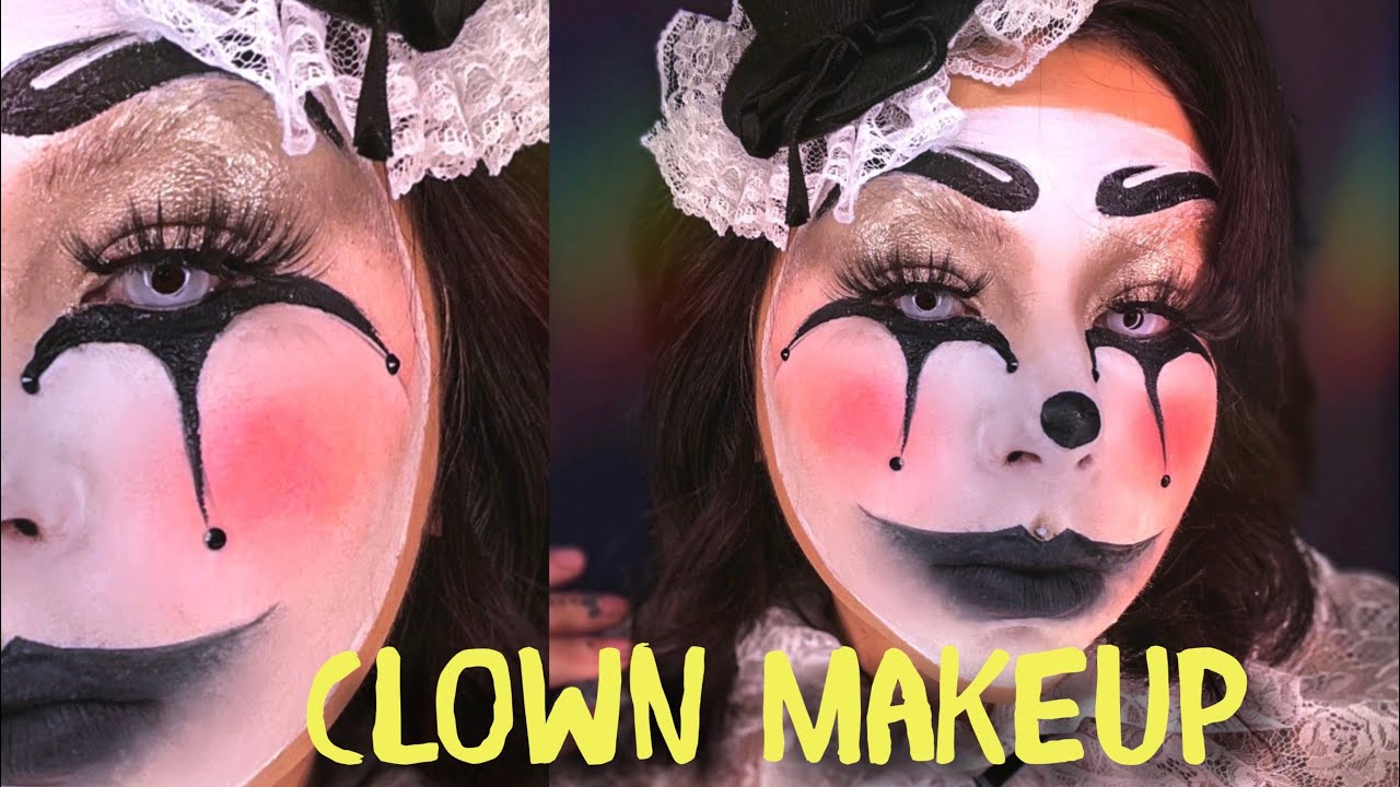 Clown makeup tutorial - YouTube