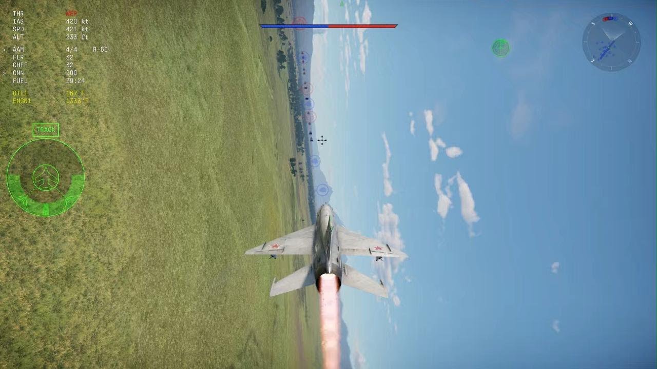 MiG21 - Low and Fast! War Thunder - YouTube