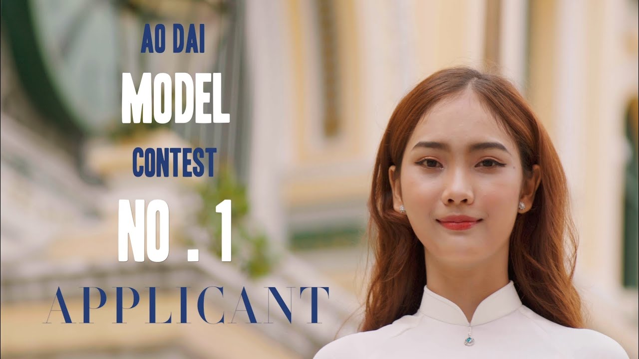Ao Dai Model Contest ( No. 1 applicant )아오 자이 모델 콘테스트 (1번 지원자) Vietnam ...