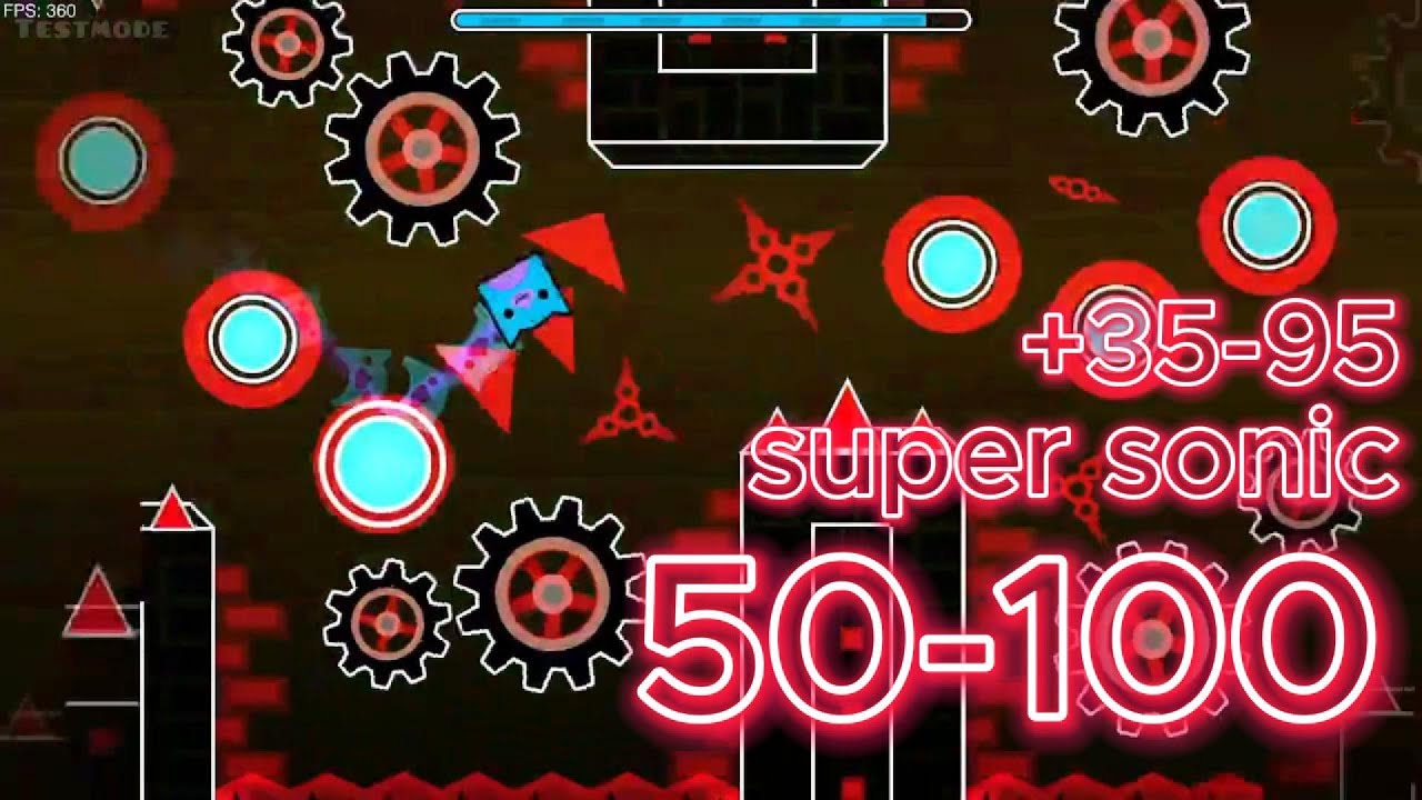 super sonic 50-100 +35-95 - YouTube