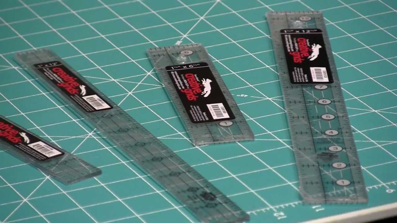 Creative Grids® 1" x 6" Rectangle - CGR106 - YouTube