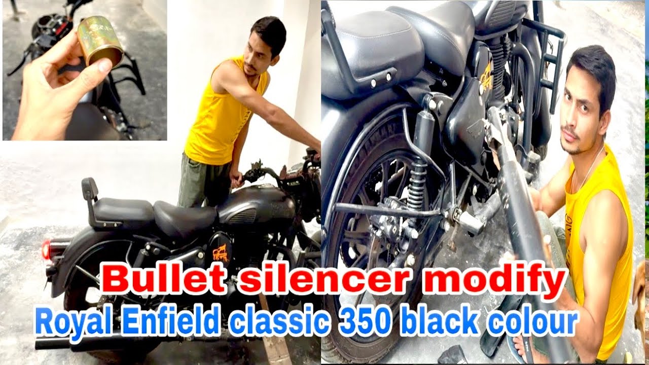 Bullet silencer change Bose || Royal Enfield classic 350 || 2025 - YouTube