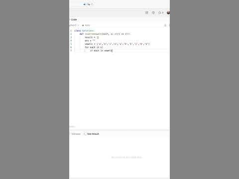 Leetcode #345: Reverse Vowels of a String #leetcode #leetcodepython # ...