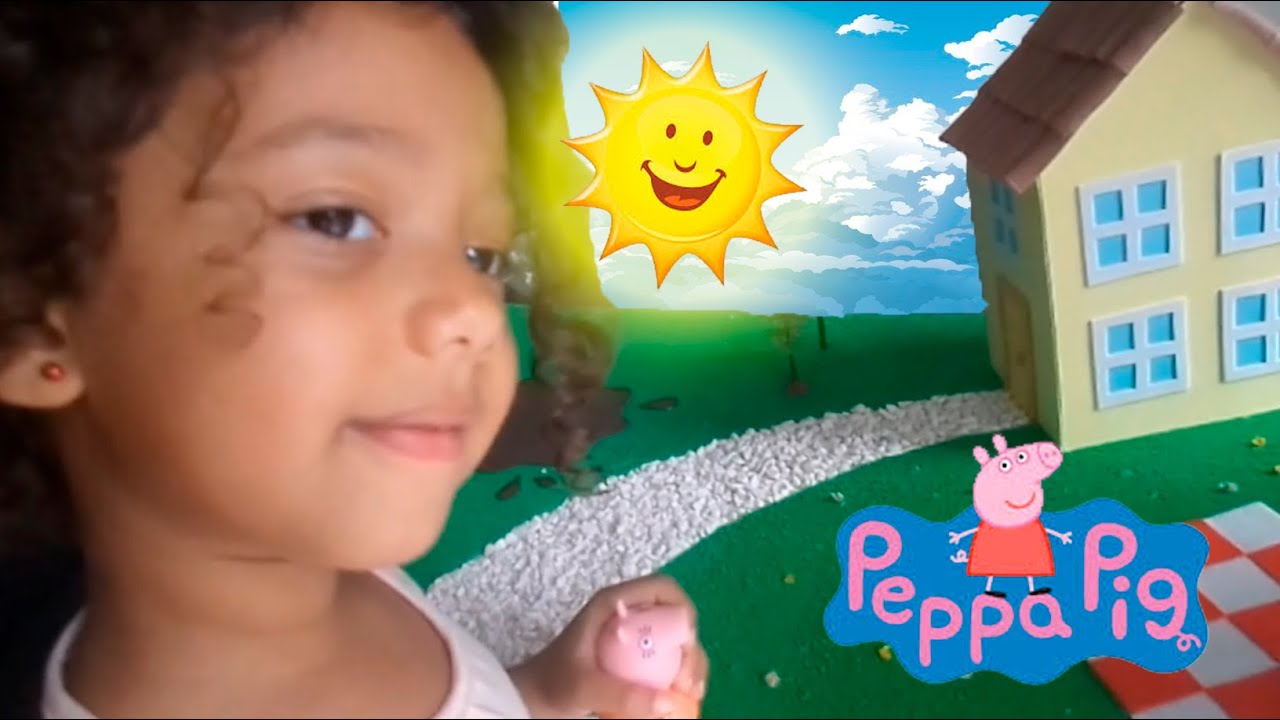 julia brincando com a família Peppa Pig - YouTube