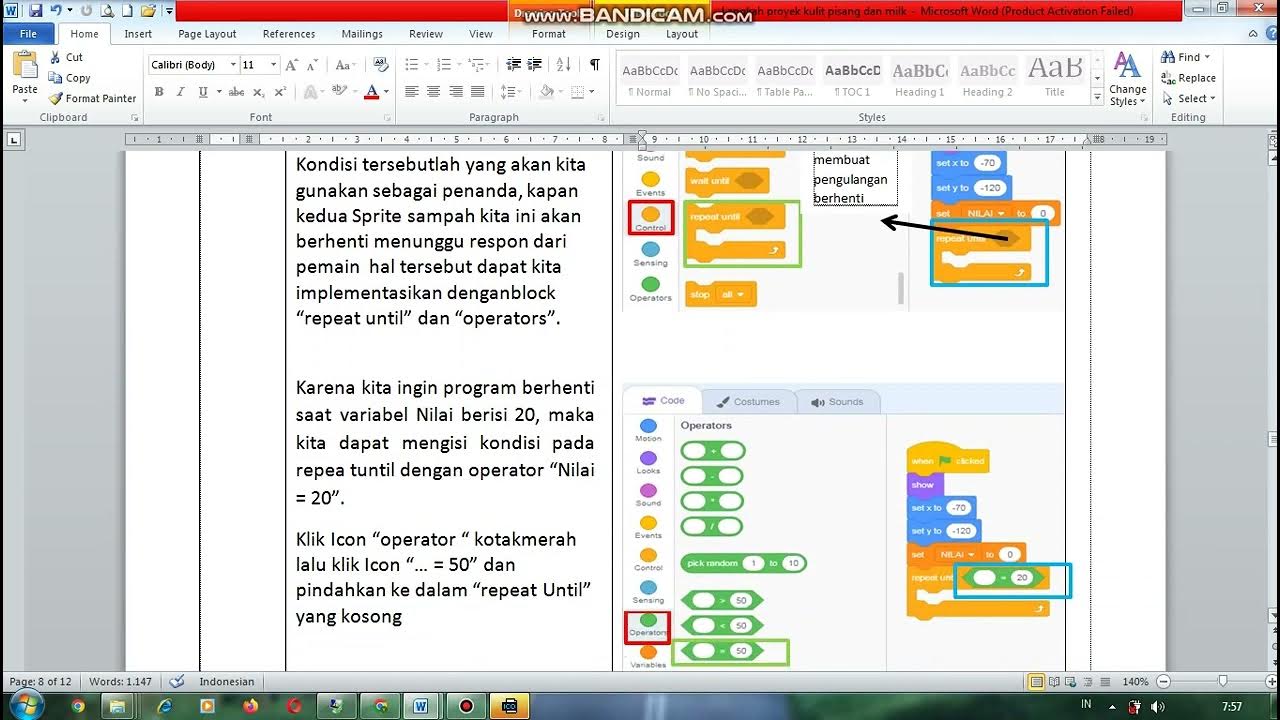 Cara Membuat Game Pembuangan Sampah "SCRATCH" - YouTube