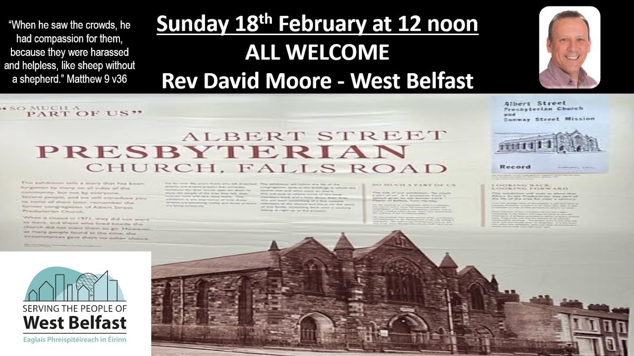 18-02-24 Killymurris Morning Worship 12noon - Rev David Moore - YouTube
