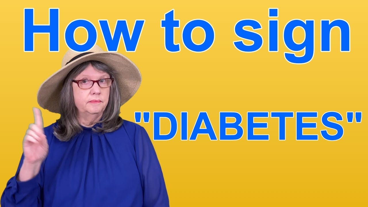 How To Sign DIABETES — ASL Word Of The Day — Word 52 - YouTube