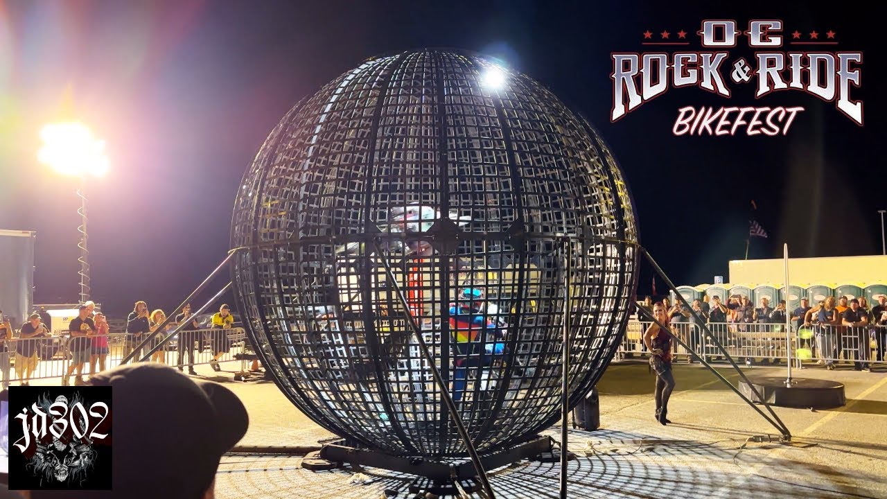OC Rock & Ride Stunt Show! | Ocean City Maryland Bike Week 2025 - YouTube