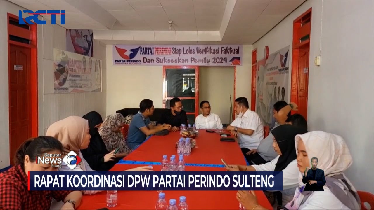 Rapat Koordinasi DPW Partai Perindo Sulawesi Tengah #SeputariNewsSiang ...