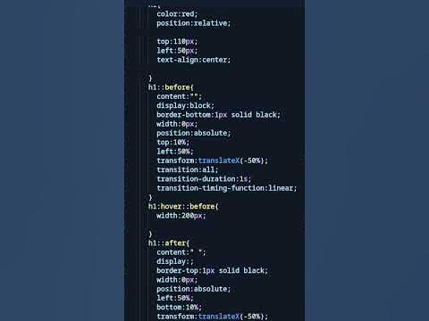 CSS hover effects using pseudo-elements ::before and ::after | HTML Traning | HTML & CSS Project ...