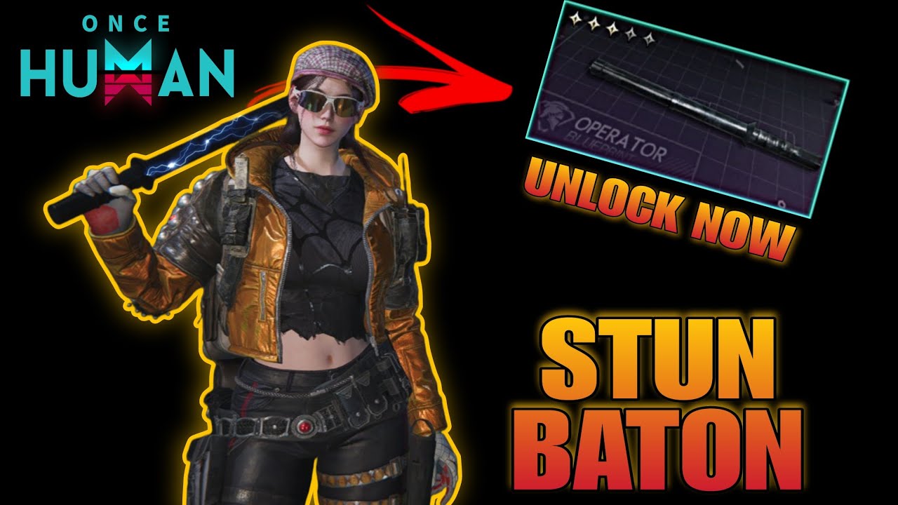 Once Human: Stun Baton Unlocking Guide for Beginners - YouTube