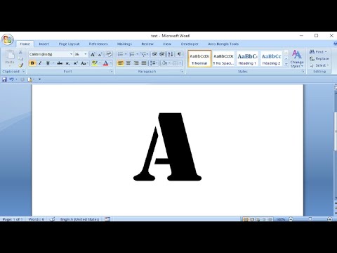 How to make stencils with microsoft word - YouTube