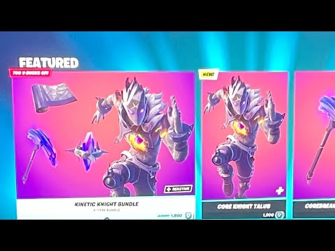 Fortnite gameplay van de Kinetic Knight Bundle - YouTube