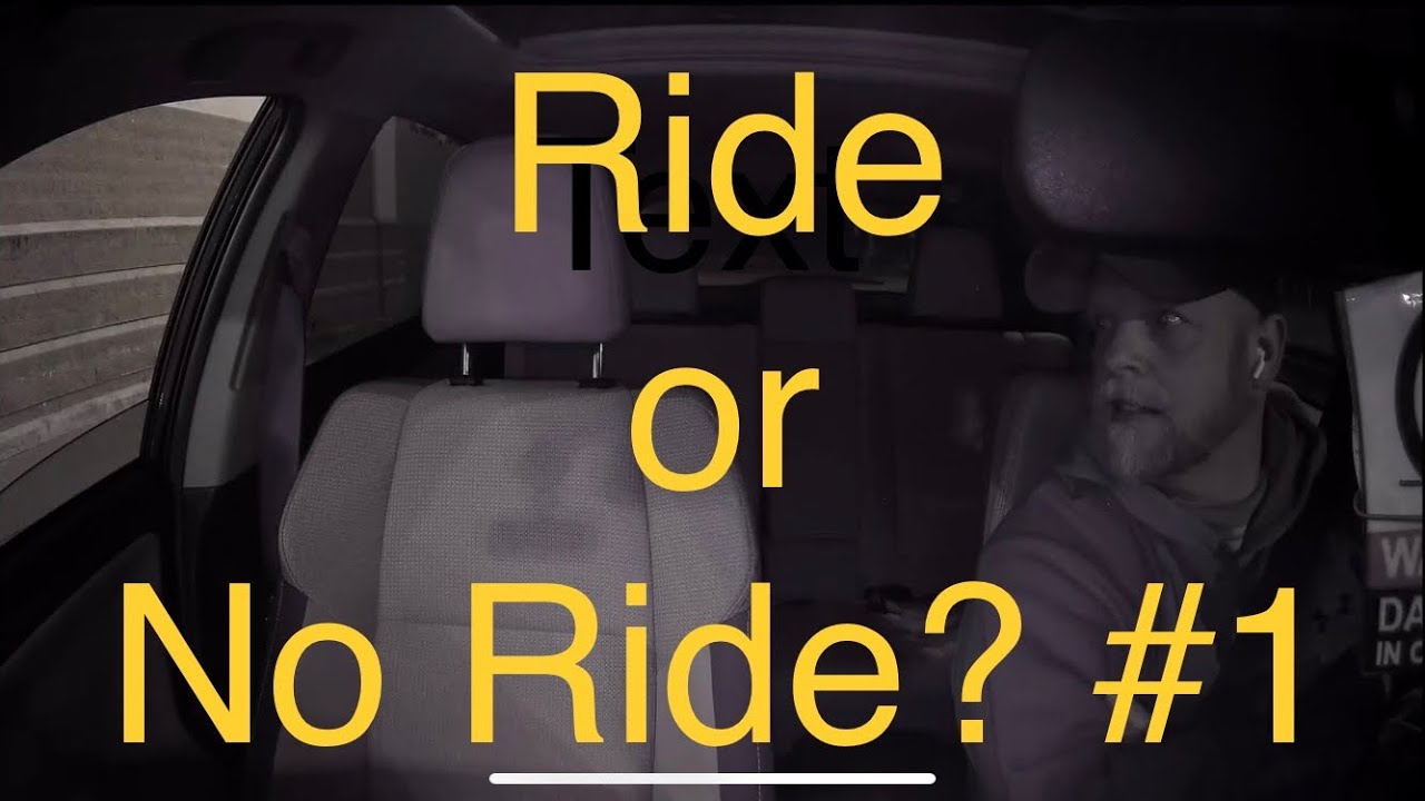 Uber Driver Makes Three Pick Up Attempts | Ride or No Ride #1 | MUST ...