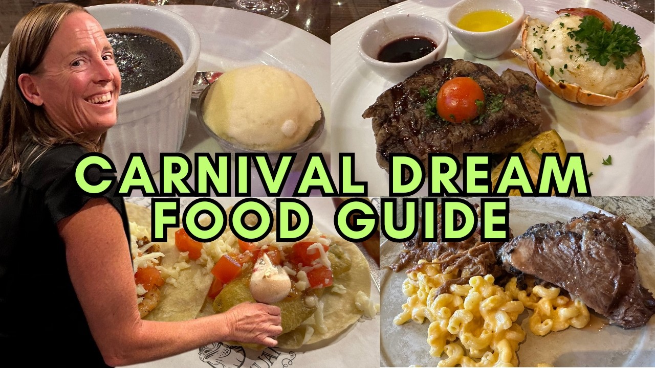 Carnival Dream Cruise Ship Food: Included Options, Extras, & Reviews ...