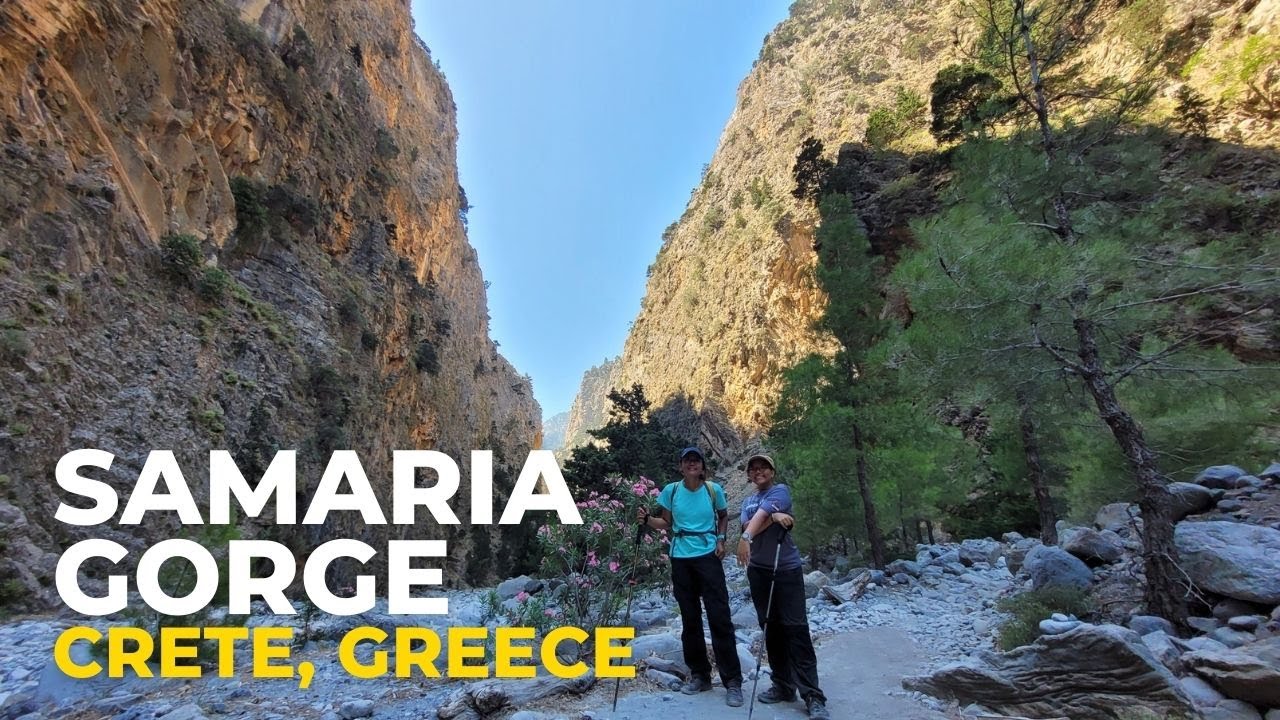 Trekking through the Samaria Gorge in Crete - YouTube