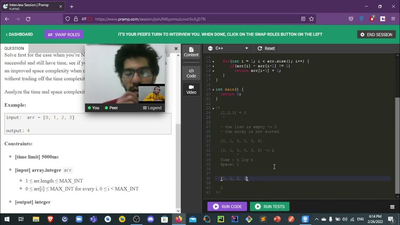 Getting a Different Number | Pramp | Mock interview - YouTube
