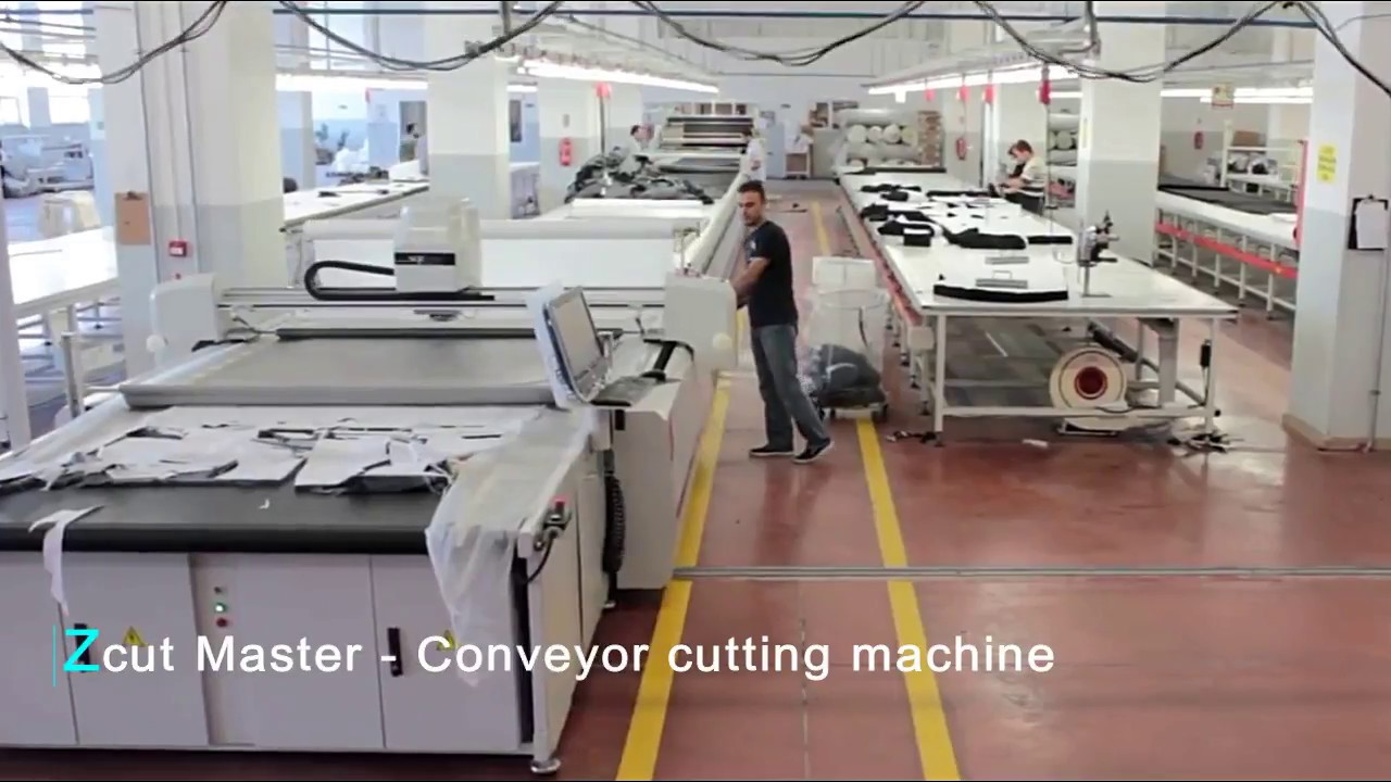 Zcut Master - Cutting Conveyor Machine - YouTube