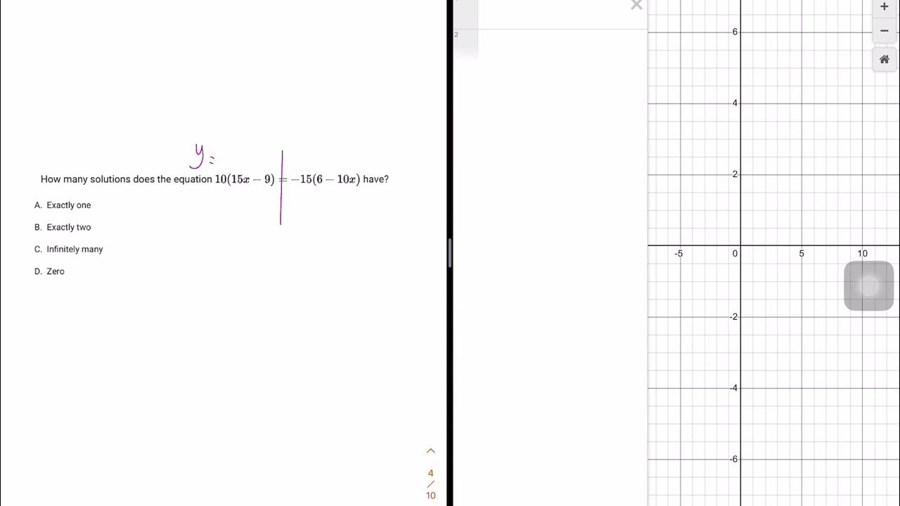 แก้โจทย์ SAT MATH ใน 10 วิ ด้วย DESMOS - Question 4 - YouTube
