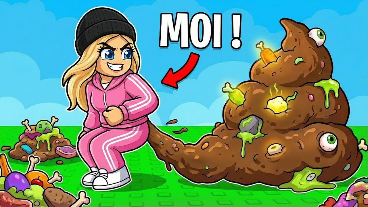 NE MANGEZ PAS EN REGARDANT CETTE VIDÉO... 🤮 POOP A BIG POOP sur Roblox ...