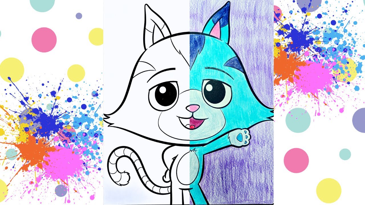 Catrat Gabby's Dollhouse Colouring - YouTube